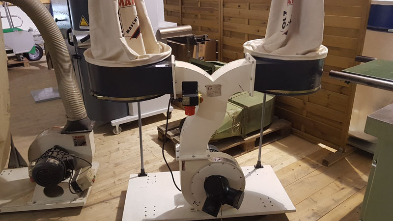 Gebrauchte – Absaugung Holzspäne, Absauggerät - gebrauchte Maschinen